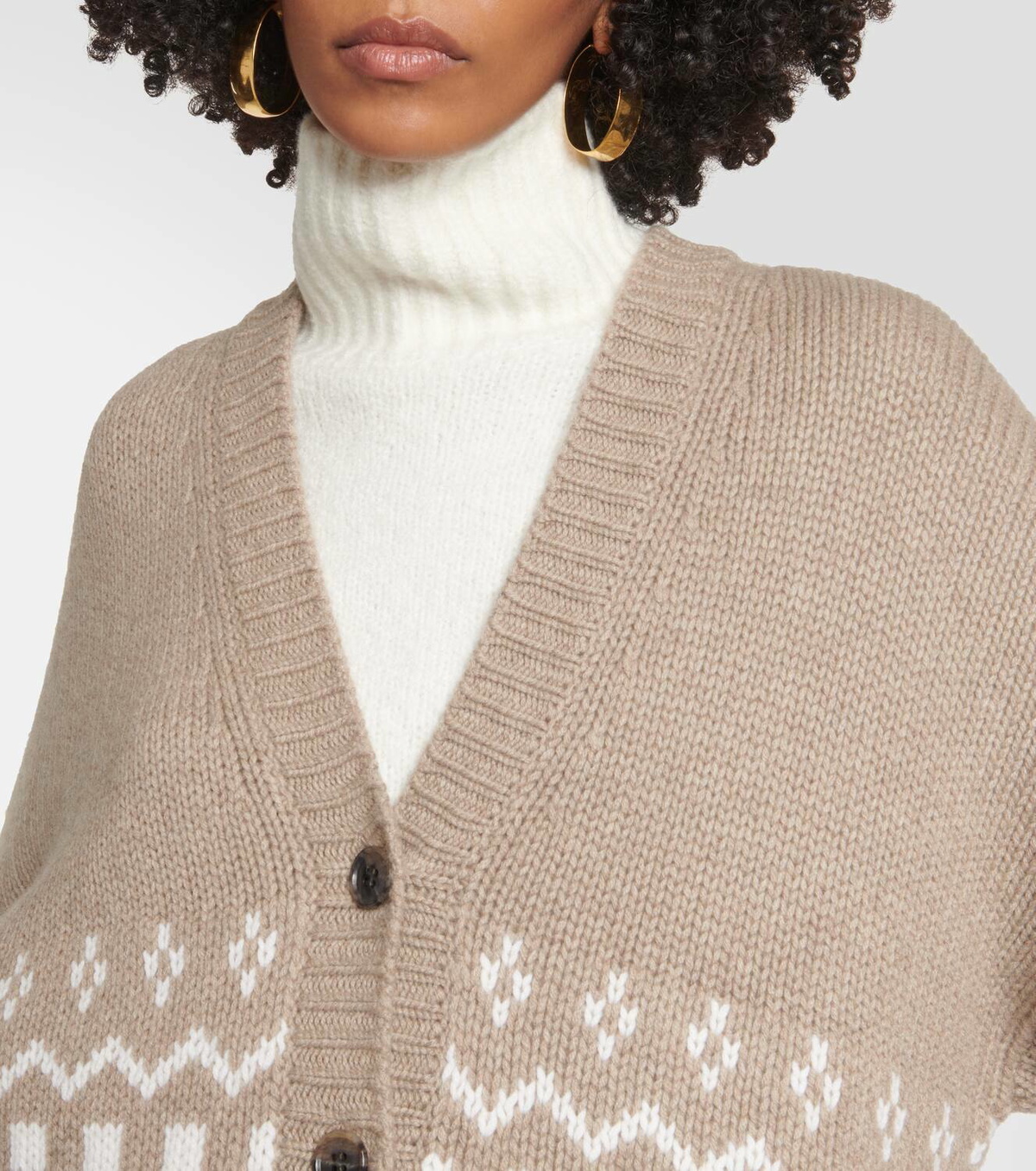 Lisa Yang Greyson Fair Isle cashmere cardigan Lisa Yang