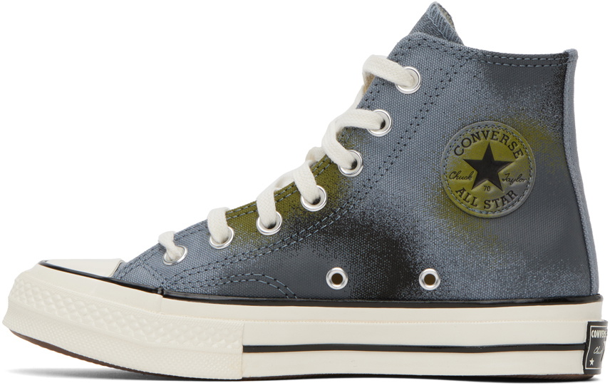 Converse Blue Chuck 70 Spray Paint Sneakers Converse