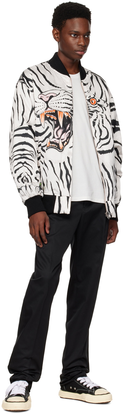 WACKO MARIA White Tim Lehi Edition Ska Bomber Jacket Wacko Maria