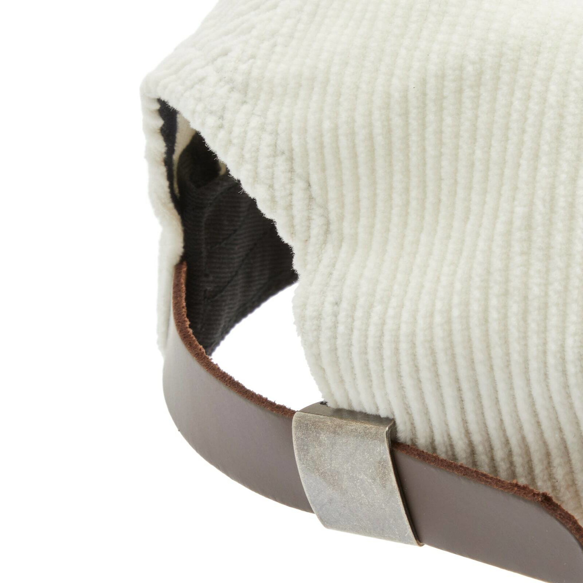 Tired Skateboards Men's Washed Cord Cap in White Tired Skateboards