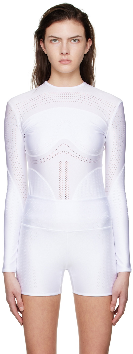 FAL-ASH SSENSE Exclusive White Sport Top FAL-ASH