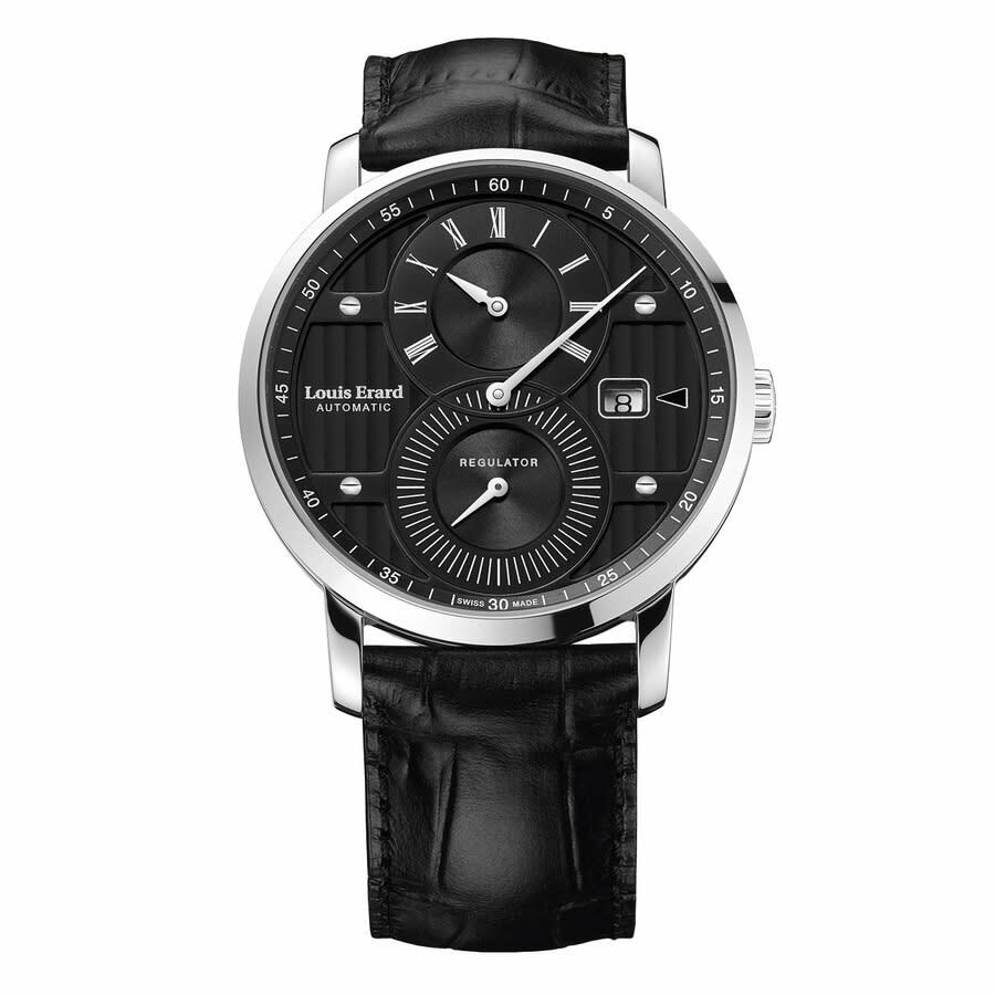Louis Erard Excellence Automatic Black Dial Mens Watch 86236AA02.BDC51 ...