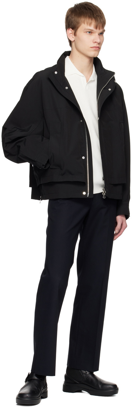 Solid Homme Black Cropped Jacket Solid Homme