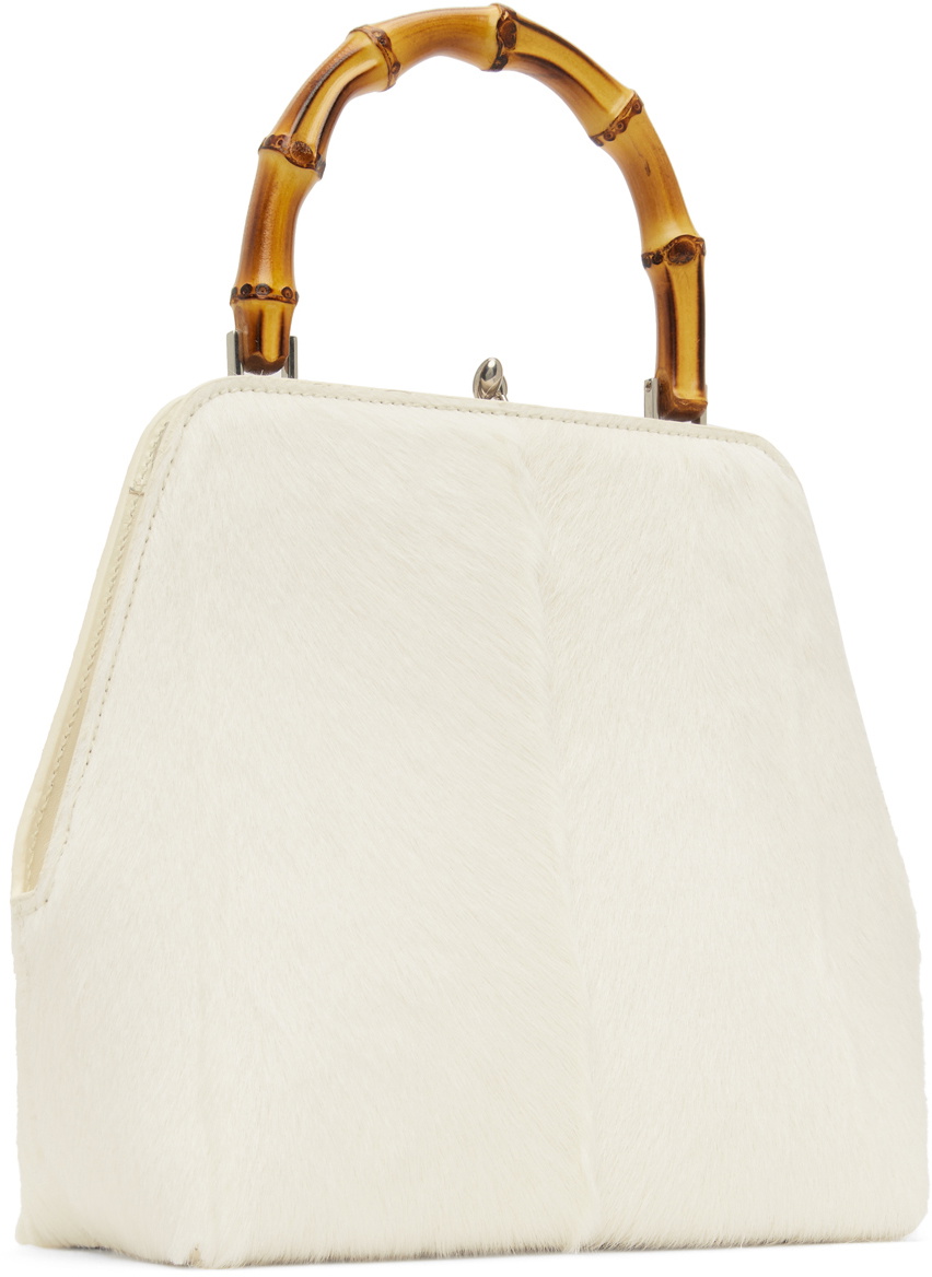 Jil Sander White Small Goji Bag Jil Sander