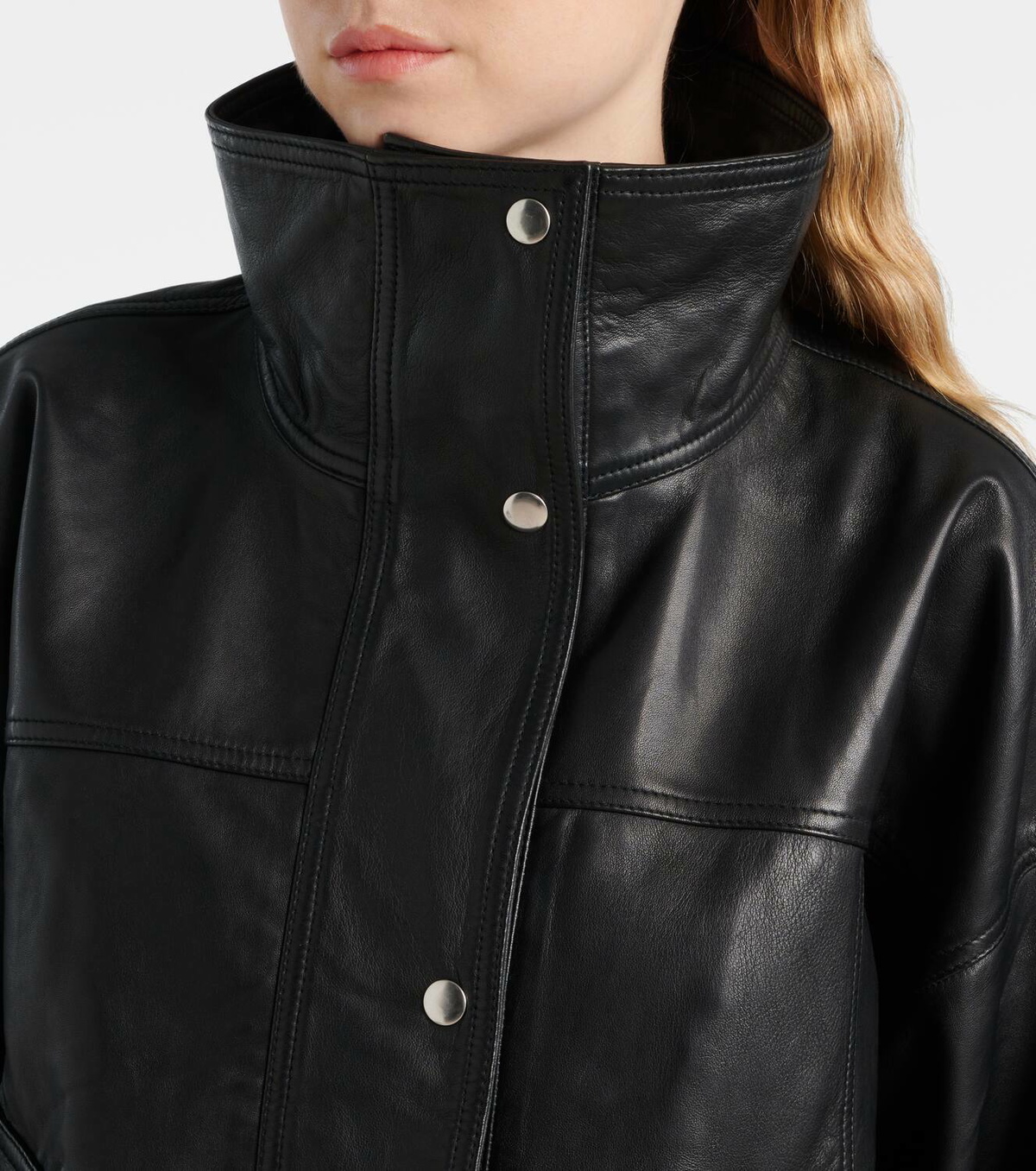 Róhe Leather bomber jacket Róhe