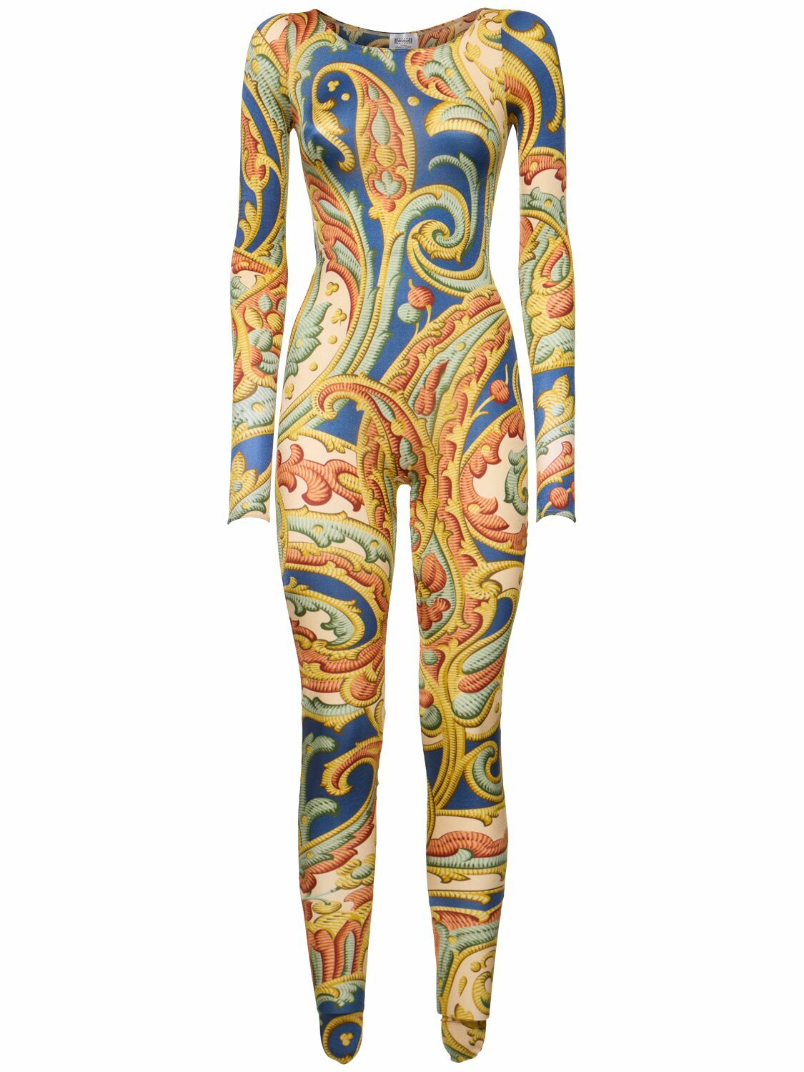 WOLFORD Wolford X Etro Ornate Patterned Catsuit Wolford