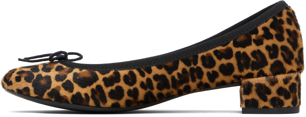 Repetto Brown Camille Ballet Rubber-Sole Heels Repetto