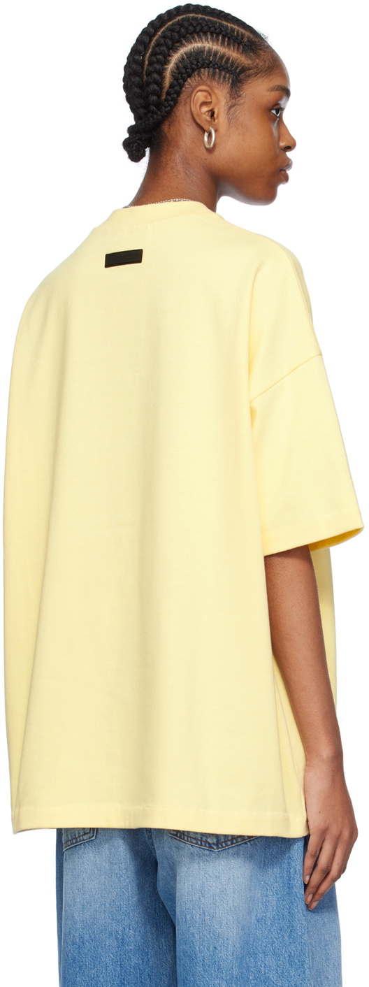 Fear of God ESSENTIALS Yellow Crewneck T-Shirt Fear Of God Essentials