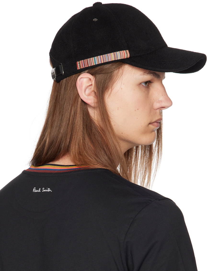 Paul Smith Black Signature Trim Cap Paul Smith