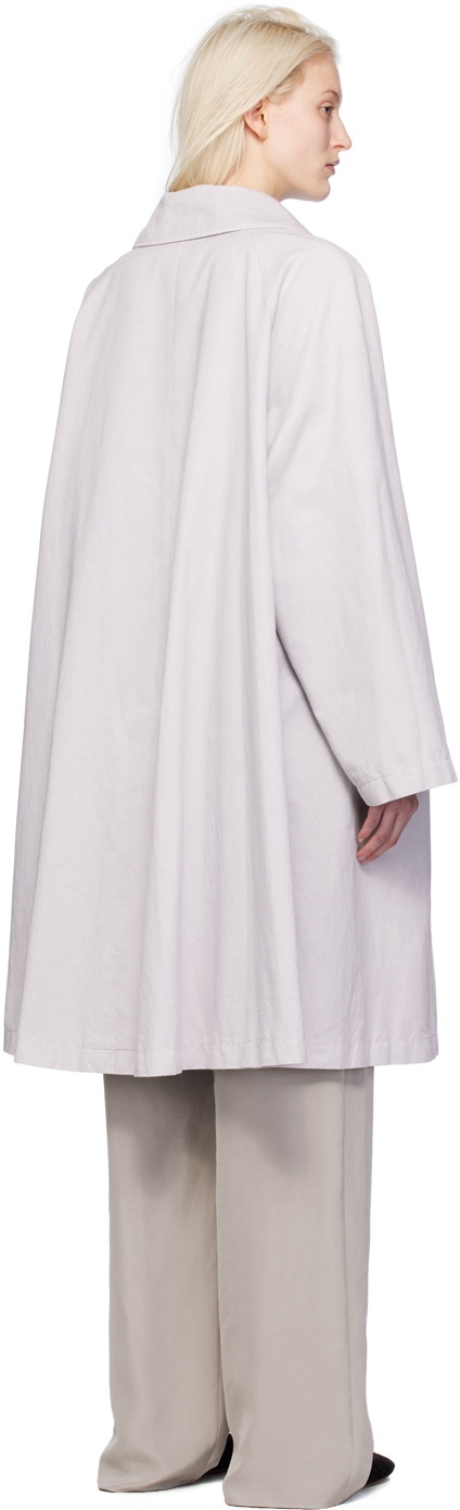 The Row Gray Garth Trench Coat The Row