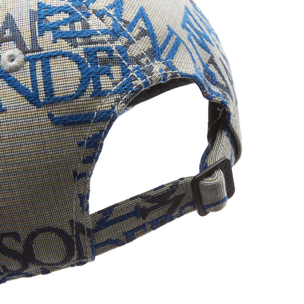 JW Anderson Men's Baseball Cap in Black/Off White/Blue JW Anderson