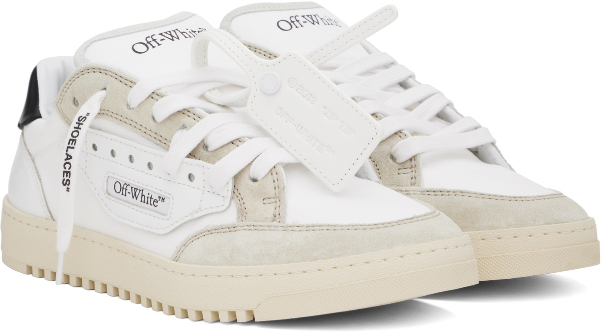 Off-White White & Gray 5.0 Sneakers Off-White