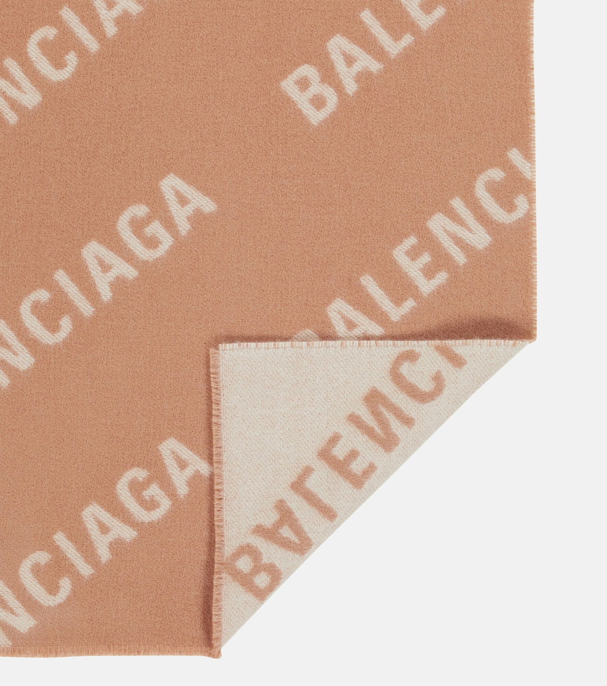 Balenciaga - Logo intarsia wool scarf Balenciaga