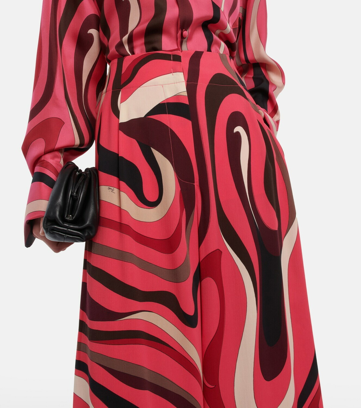 Pucci - Printed wide-leg wool-blend pants Emilio Pucci