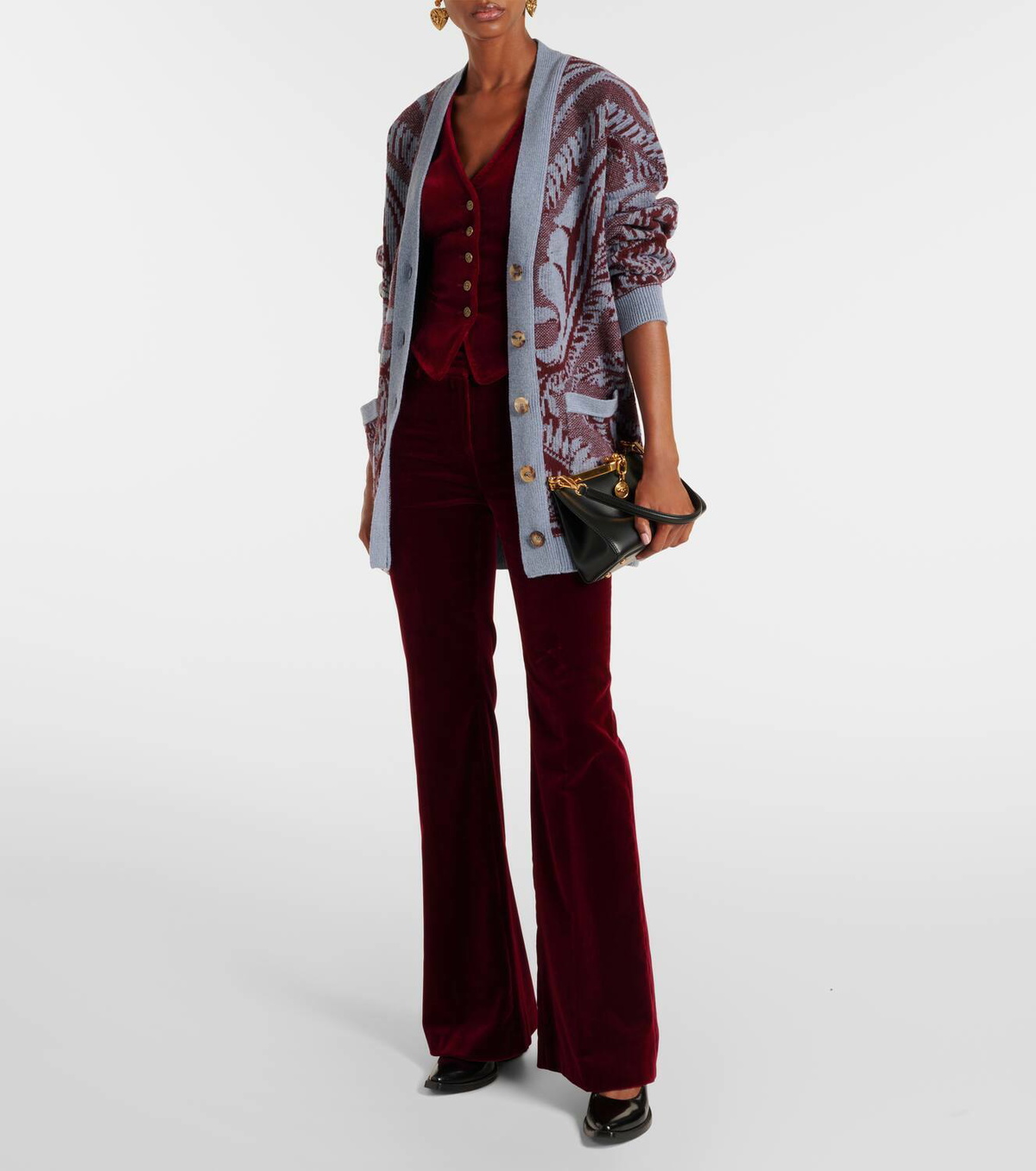 Etro Oversized wool cardigan Etro