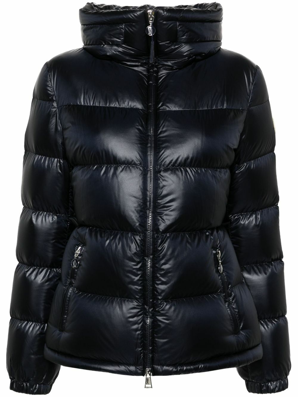 Moncler Blue Hooded Quilted Jacket Moncler