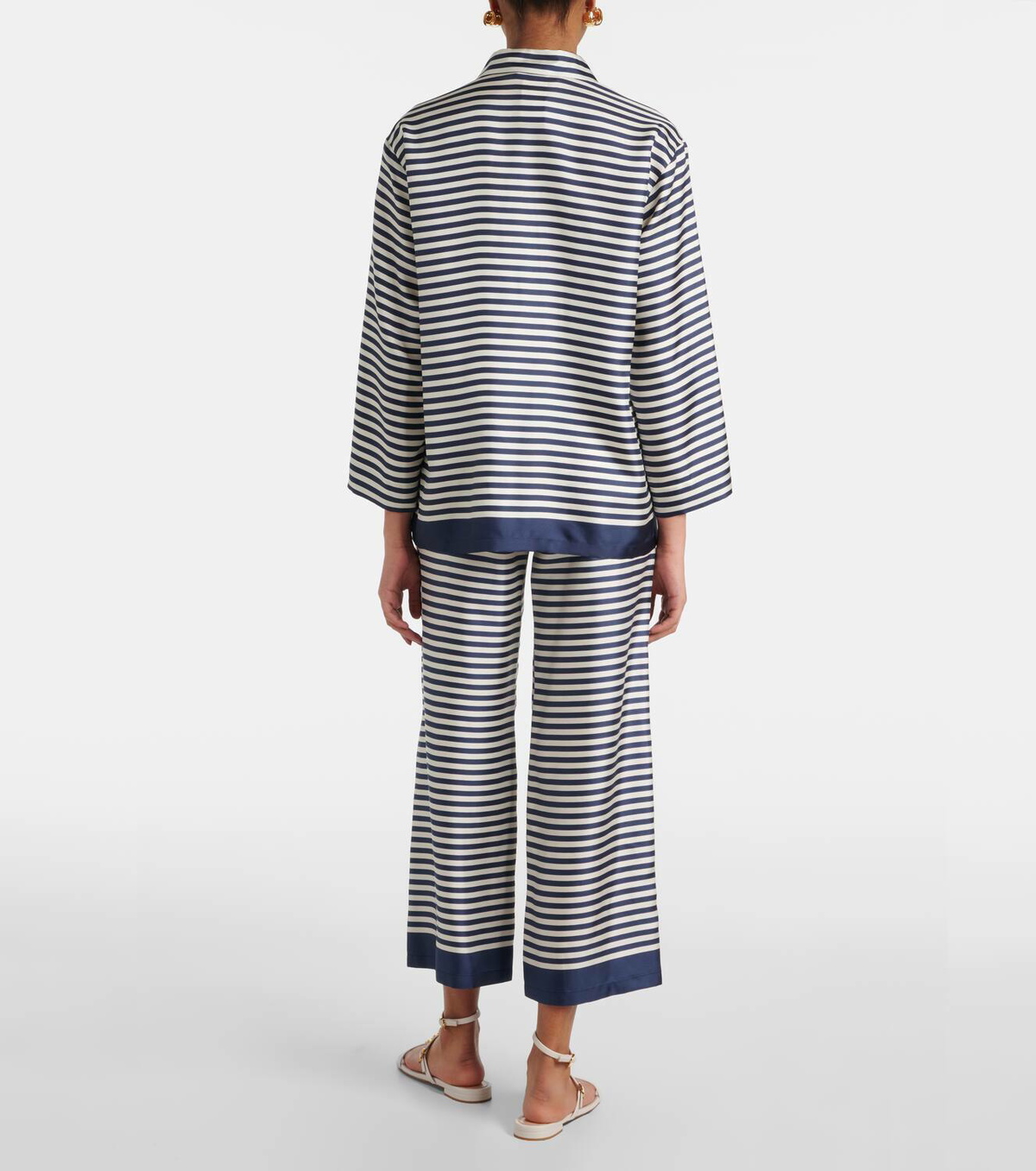 'S Max Mara Maya striped silk shirt S Max Mara