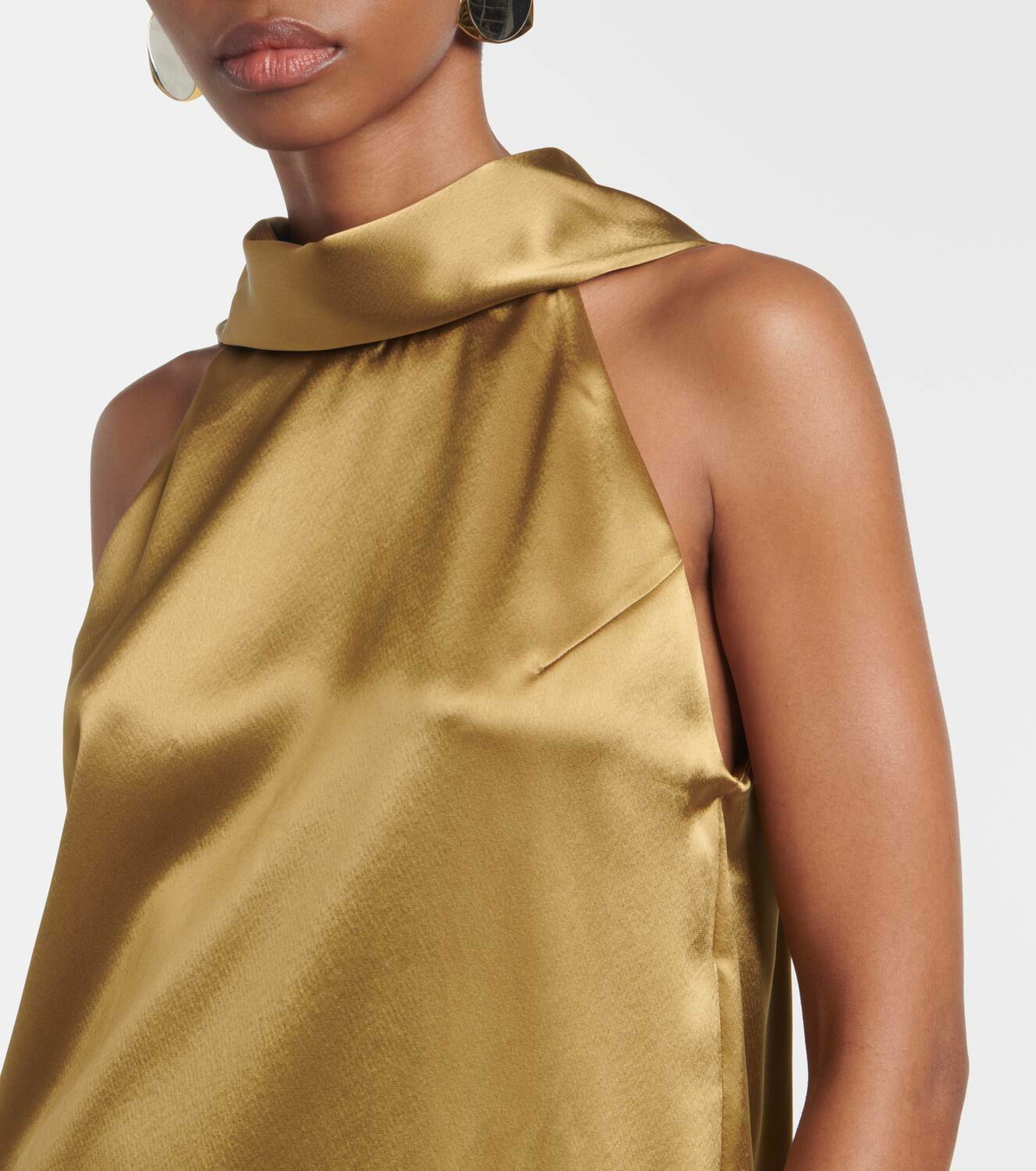 Galvan Sienna satin top Galvan