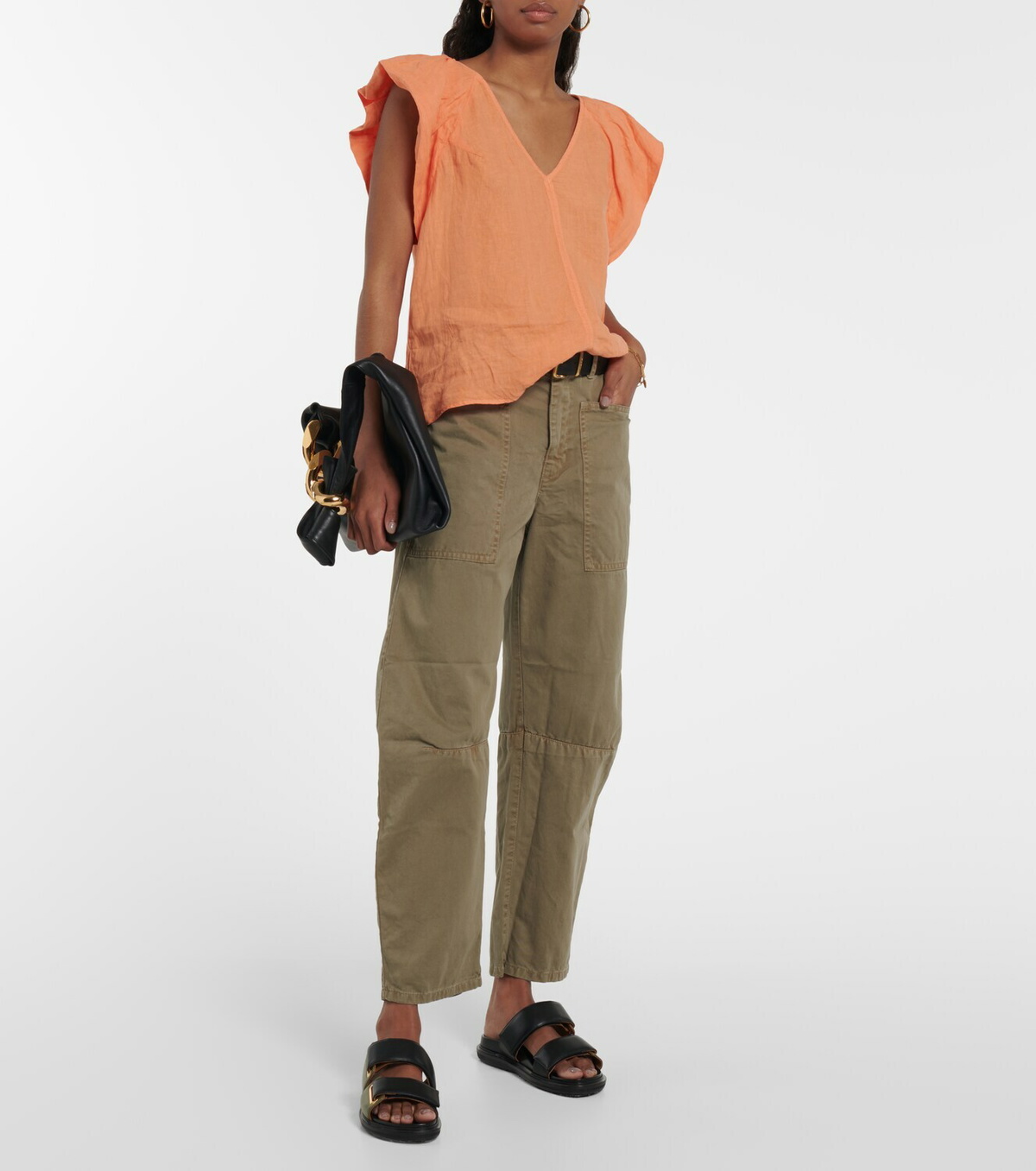 Velvet - Ava linen top Velvet