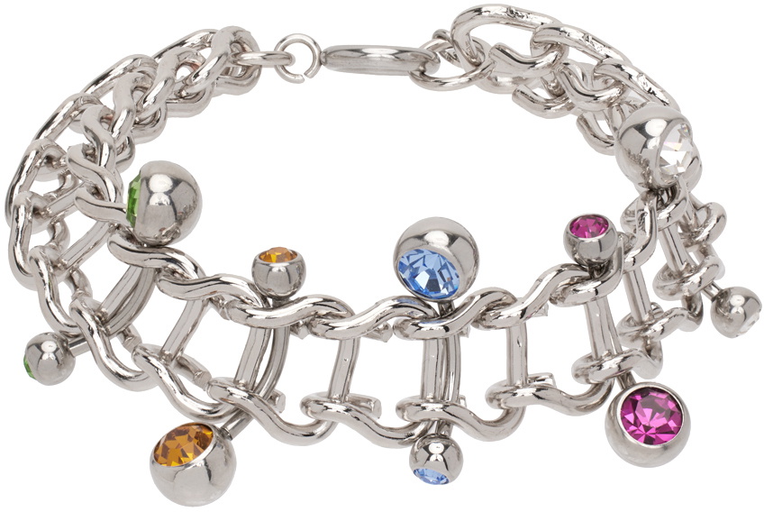 Justine Clenquet Silver Mindy Bracelet Justine Clenquet