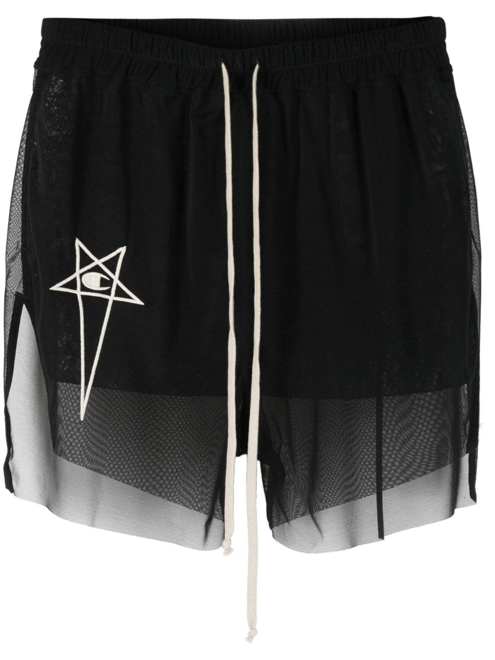 CHAMPION X RICK OWENS - Logo Shorts Rick Owens