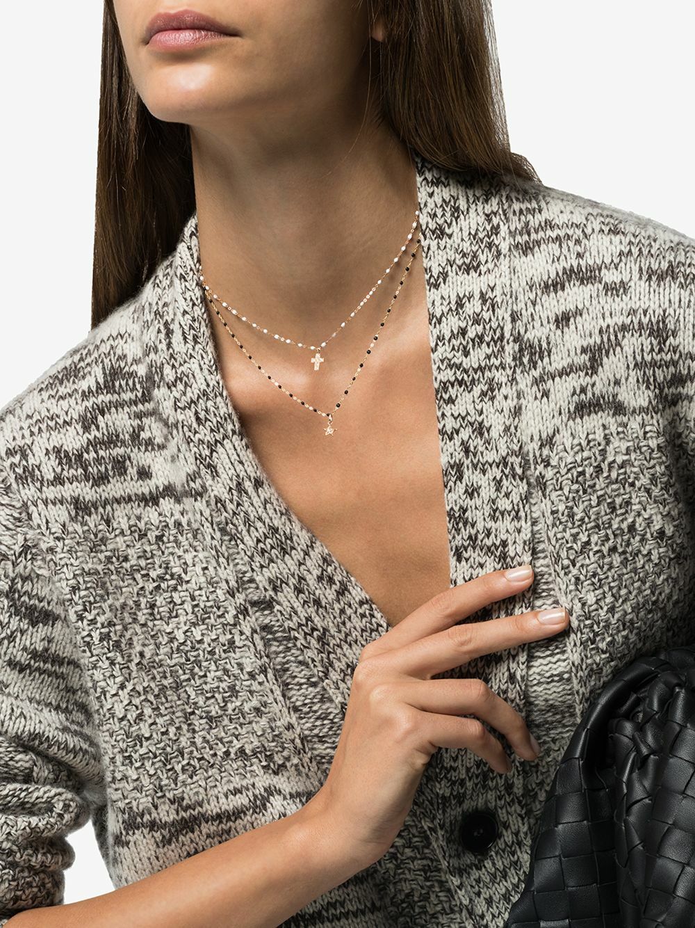 Gigi Clozeau 18K Rose Gold Star Diamond Pendant Gigi Clozeau