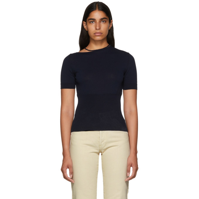 Jacquemus Navy La Maille Dana Sweater Jacquemus