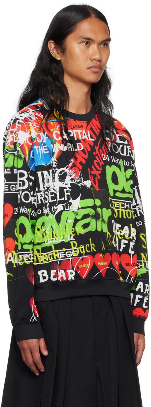 Vivienne Westwood Black & Red Raglan Sweatshirt Vivienne Westwood