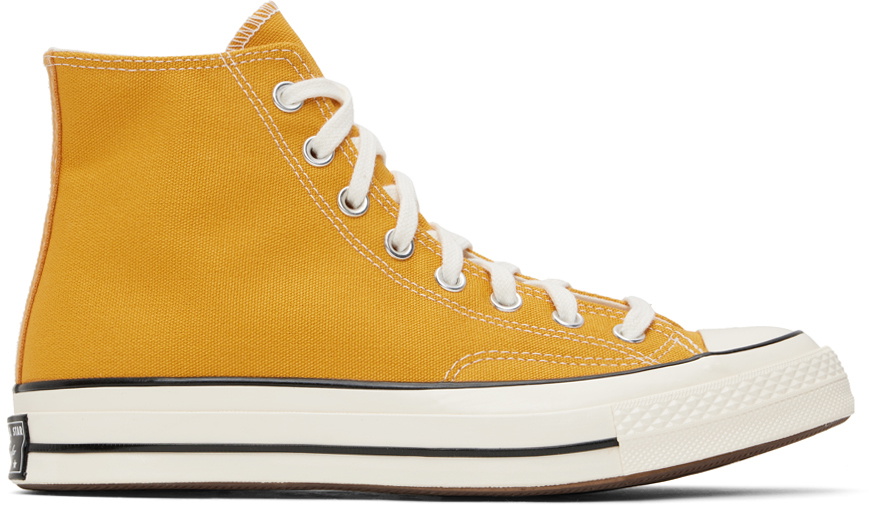 Converse Yellow Chuck 70 High Sneakers Converse