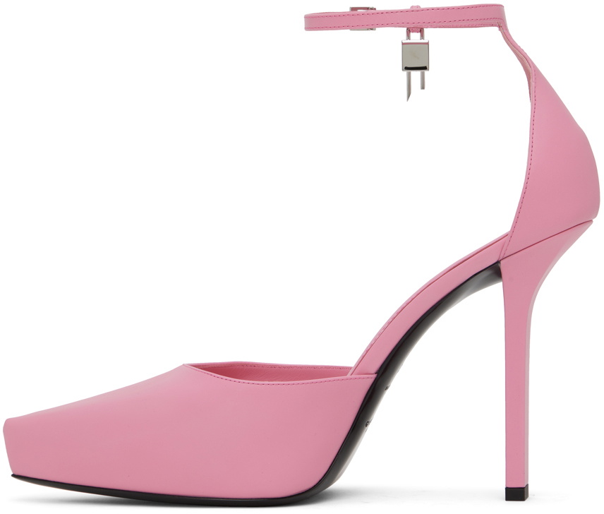 Givenchy Pink G-Lock Platform Heels Givenchy