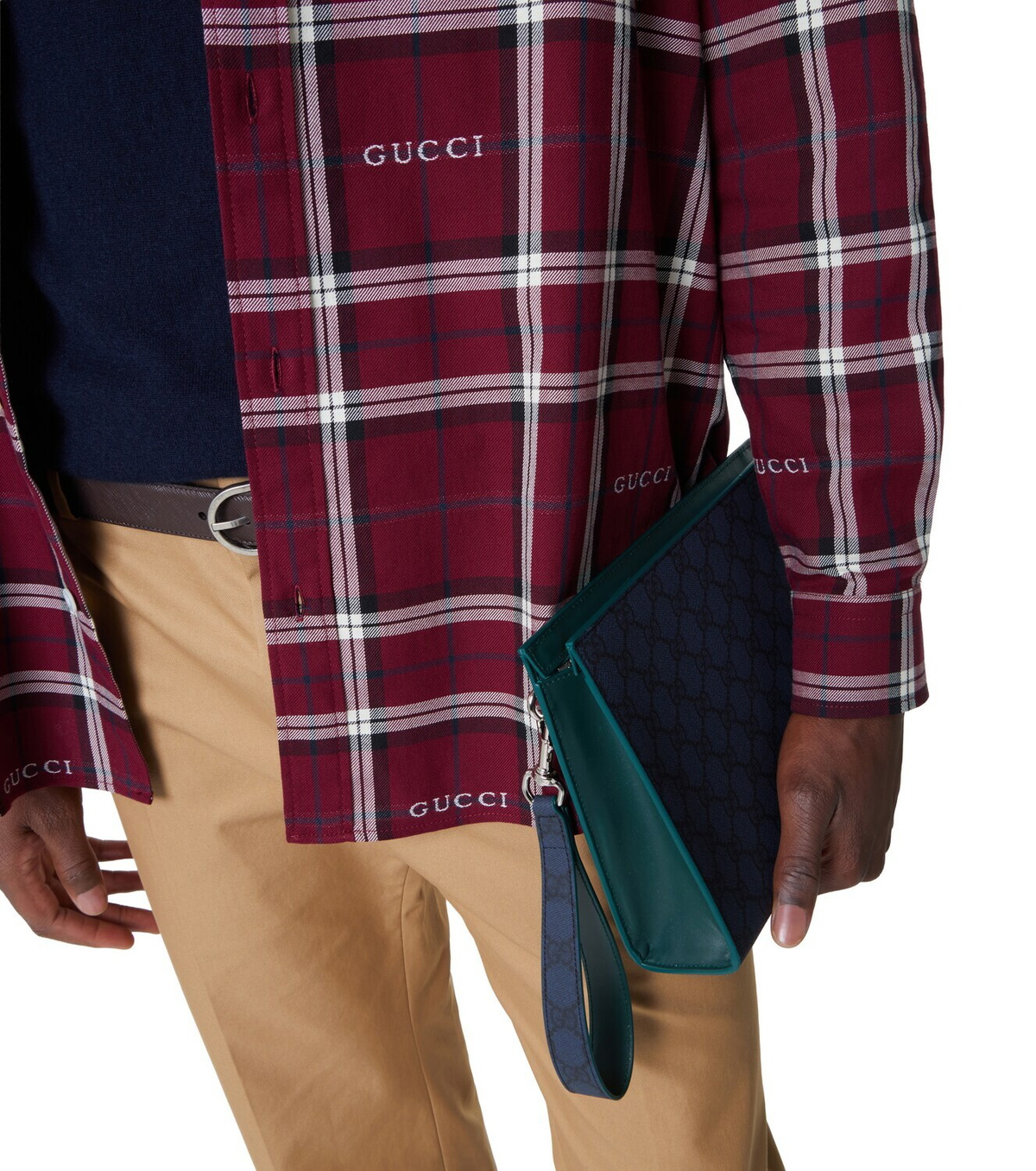 Gucci GG Small pouch with strap Gucci