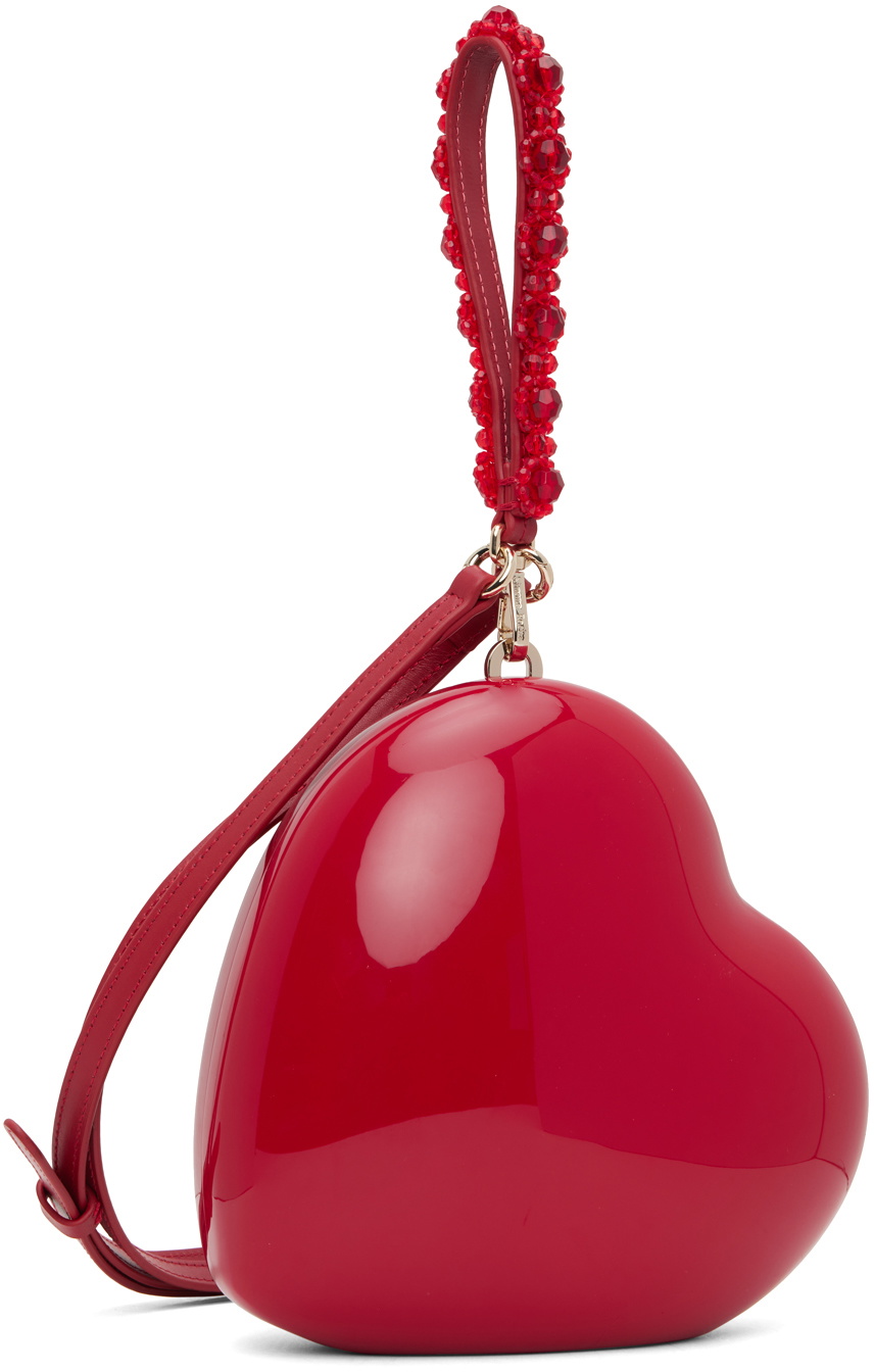 Simone Rocha Red Medium Heart Bag Simone Rocha