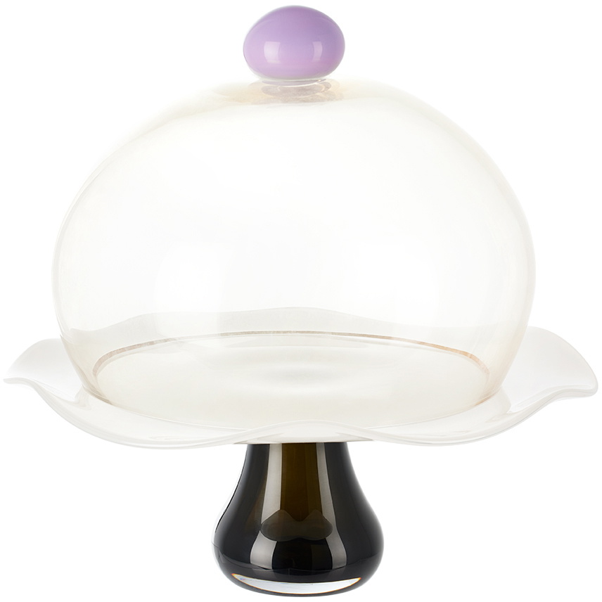 Helle Mardahl Purple & Black Bon Bon 'The Stand' Cake Stand