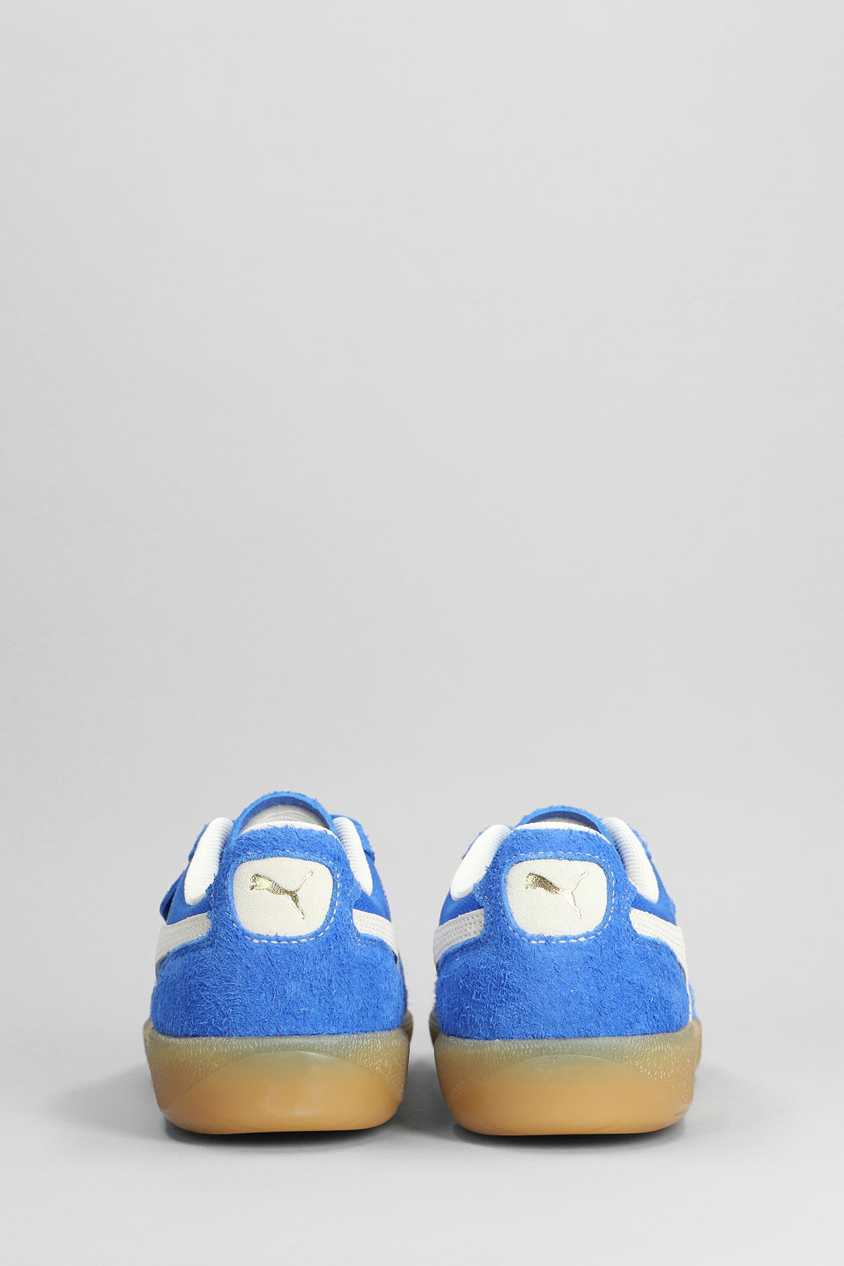Puma Palermo Sneakers In Blue Suede Puma