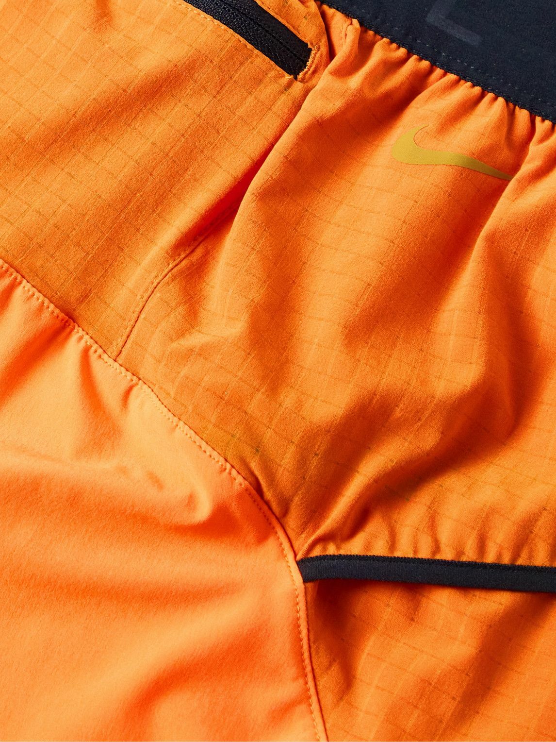 Nike Running - Trail Second Sunrise Straight-Leg Ripstop-Panelled Dri ...