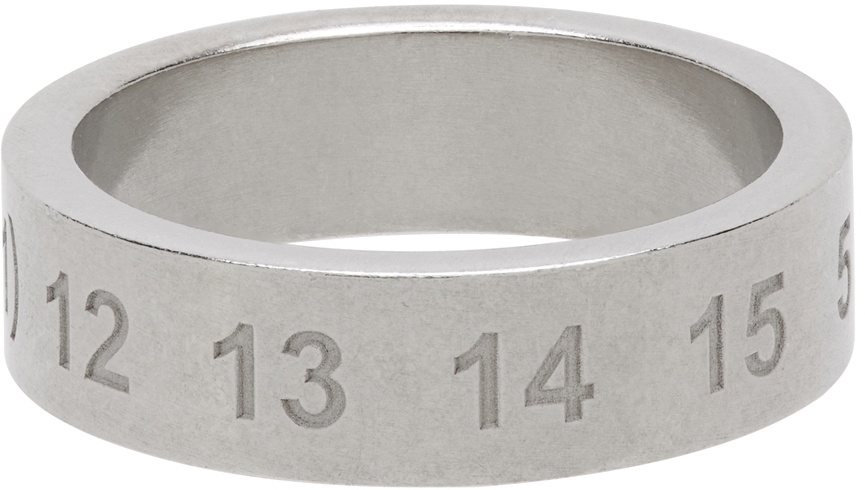 Maison Margiela Silver Numbers Ring Maison Margiela
