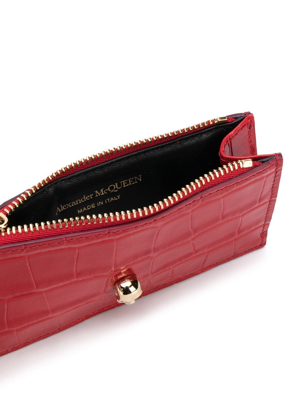 ALEXANDER MCQUEEN - Skull Leather Wallet Alexander McQueen