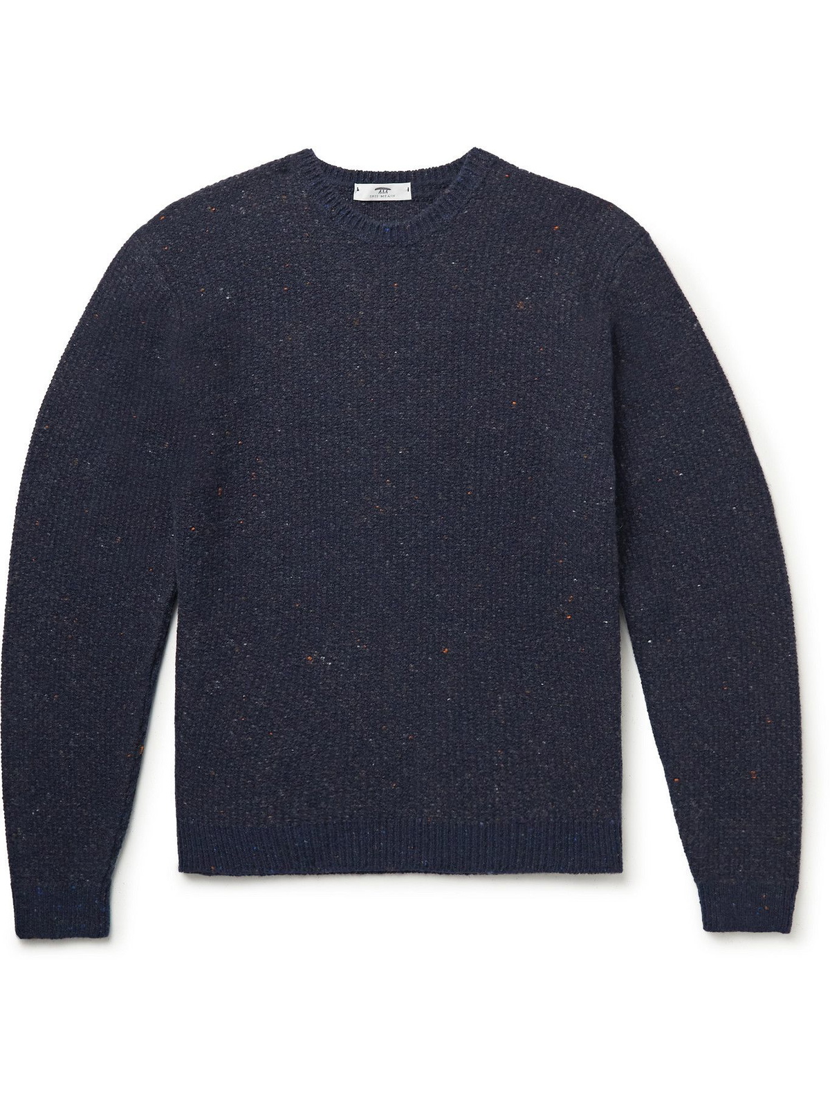 Inis Meáin - Honeycomb-Knit Merino Wool and Cashmere-Blend Sweater ...