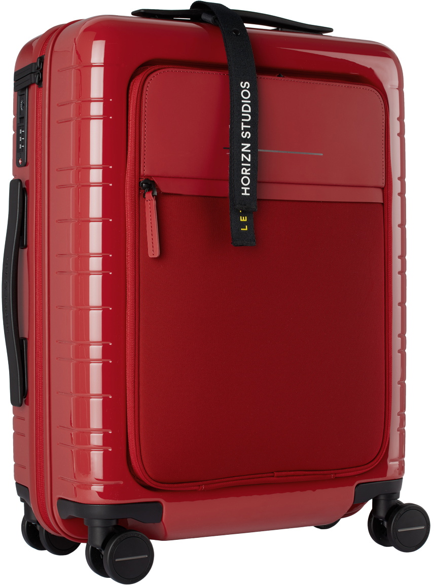 Horizn Studios Red M5 Essential Cabin Suitcase, 37 L Horizn Studios