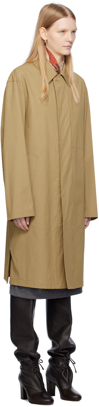 LEMAIRE SSENSE Exclusive Tan Coat Lemaire