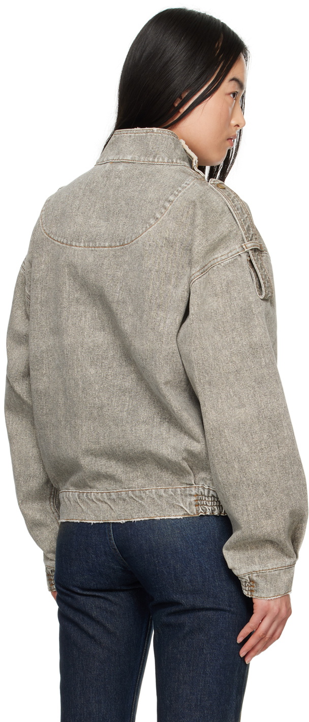 GUESS USA Gray Archive Denim Jacket GUESS