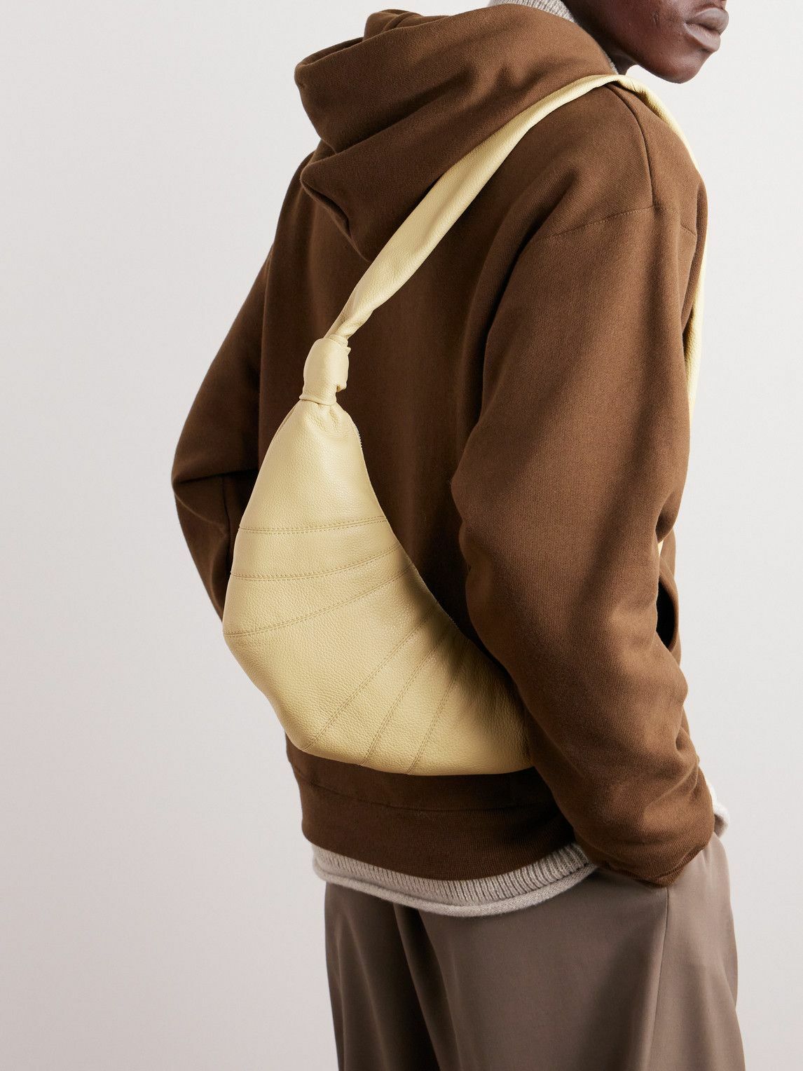 Lemaire - Croissant Small Full-Grain Leather Messenger Bag Lemaire