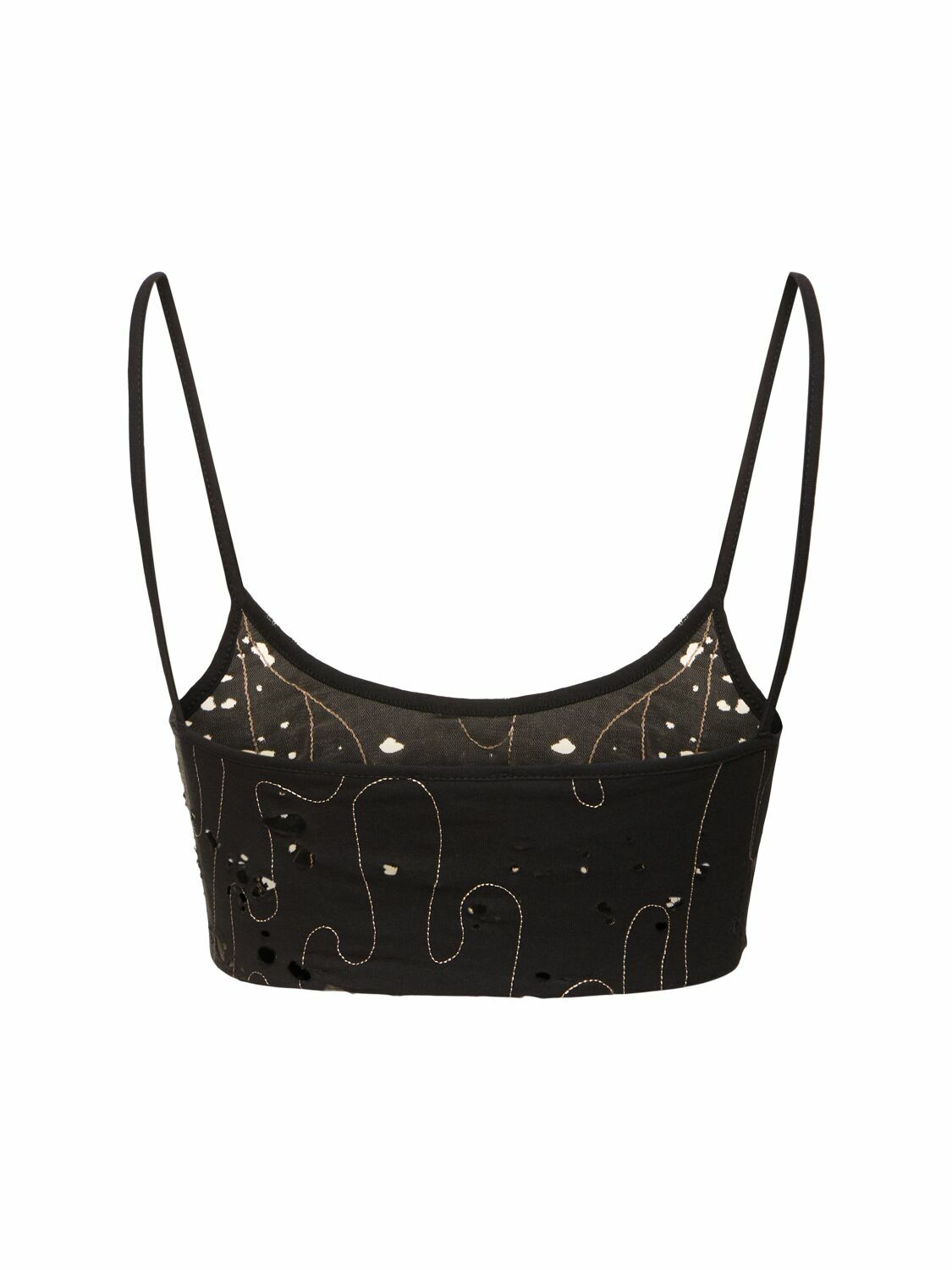 DIESEL Embroidered Tulle Bra Top Diesel