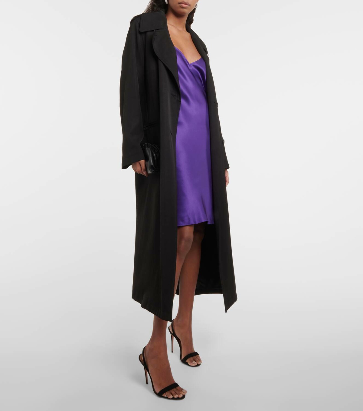 Eres Nouba silk satin midi dress ERES