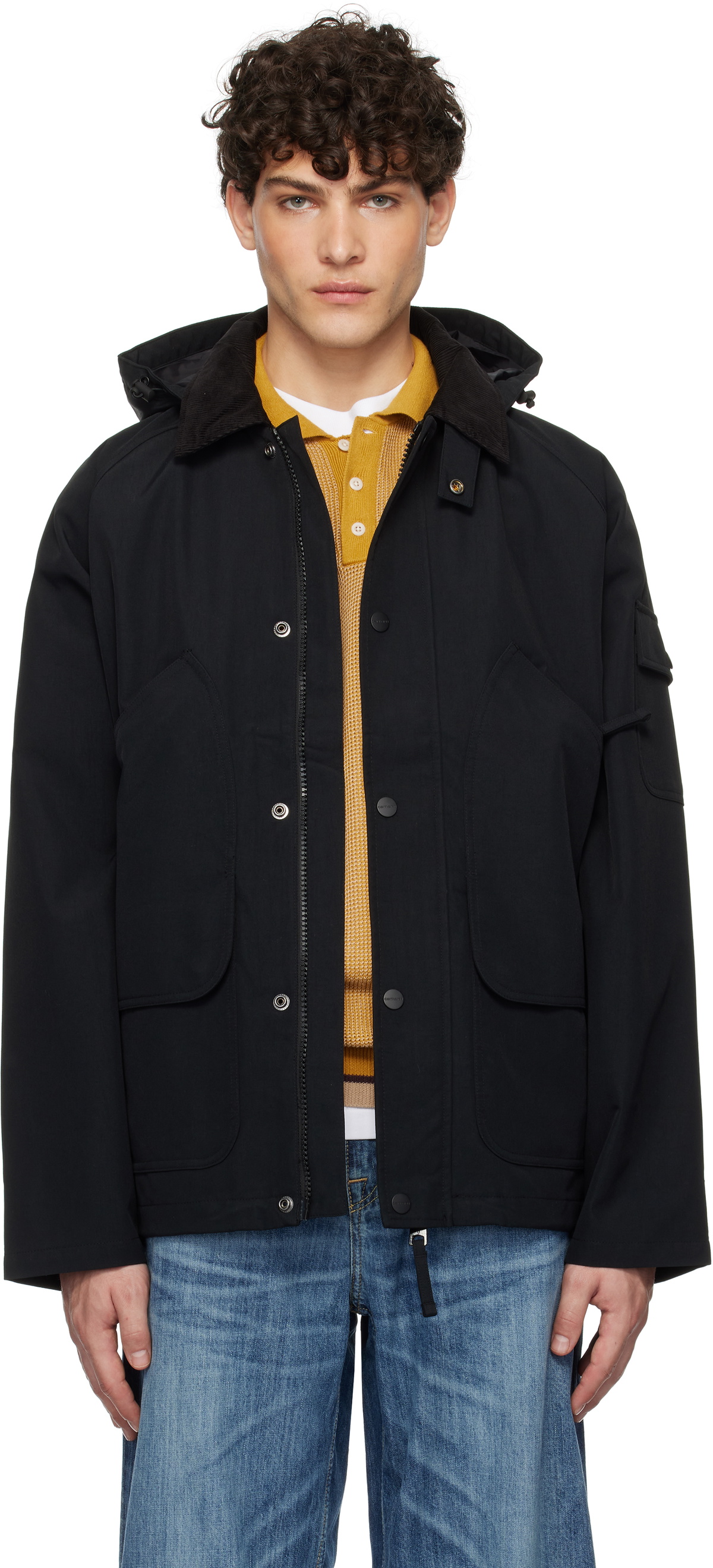 Carhartt Work In Progress Black Clarton Jacket Carhartt WIP