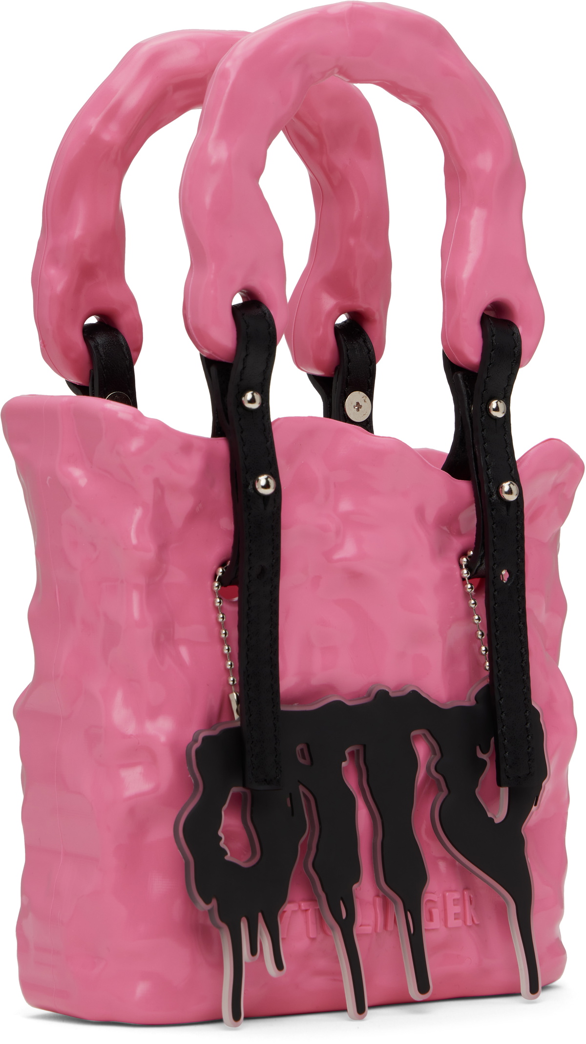 Ottolinger SSENSE Exclusive Pink Signature Ceramic Bag Ottolinger