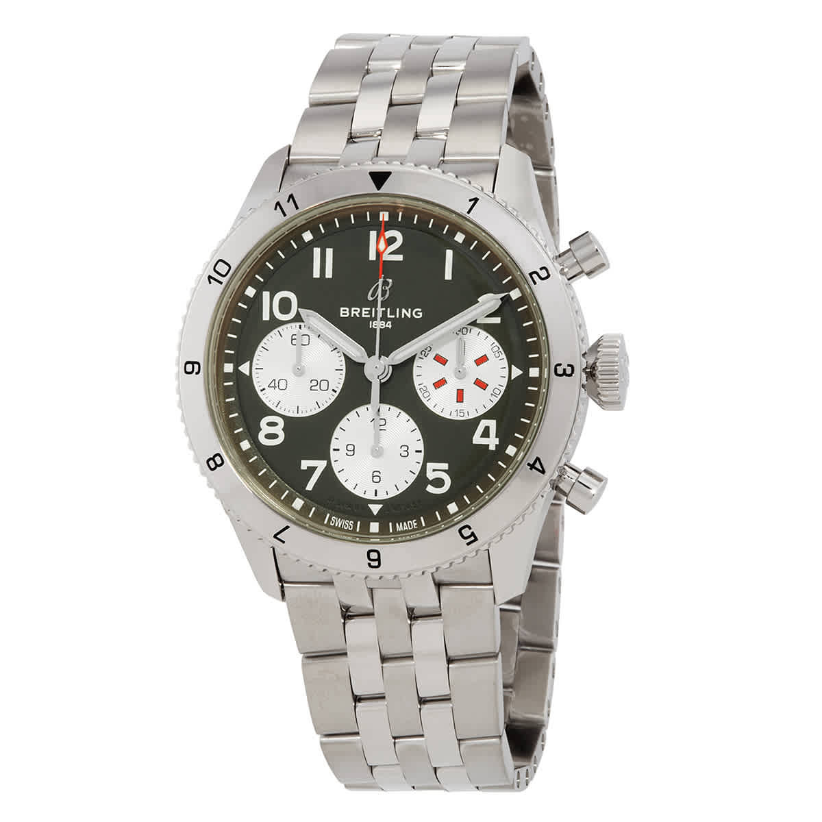 Breitling Classic Avi 42 Curtiss Warhawk Chronograph Automatic Green ...