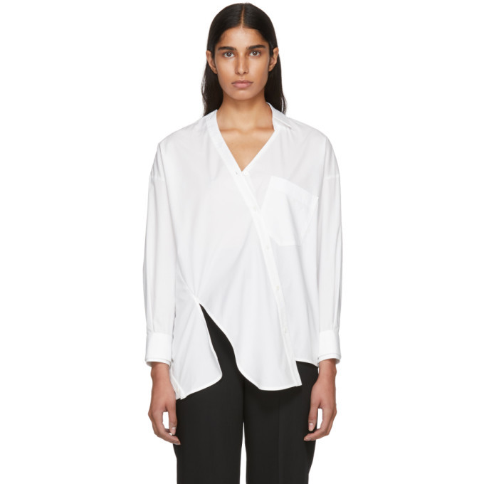 Enfold White Broad Twist Design Shirt Enfold
