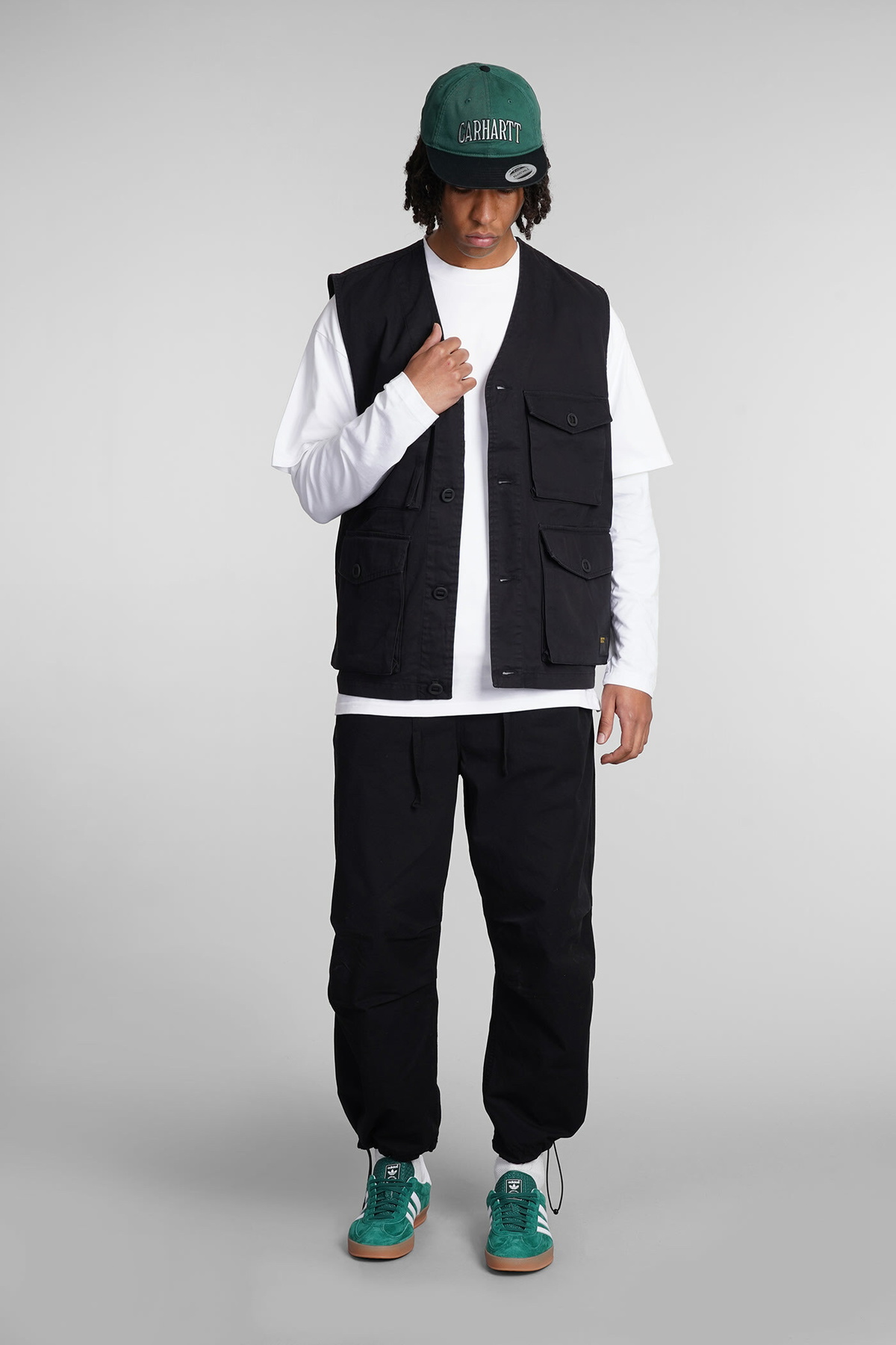 Carhartt Black Cotton Unity Vest Carhartt WIP