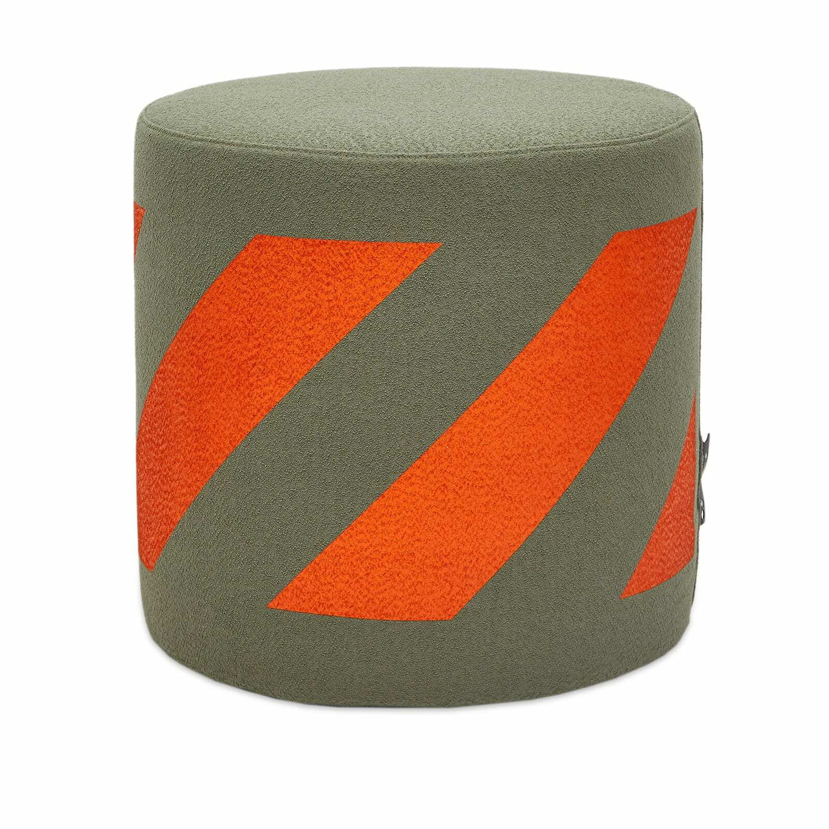 Off-White Diags Logo Stool in Army Green Off-White